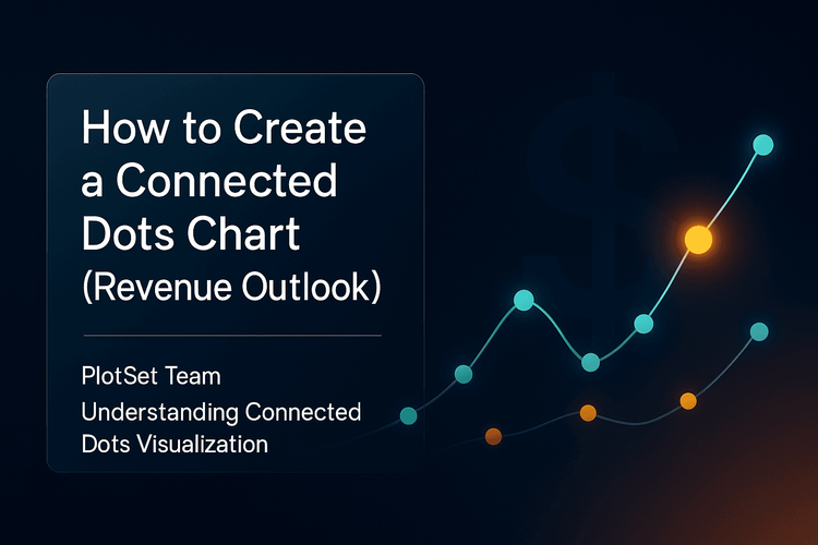 How to Create a Connected Dots Chart (Revenue Outlook)
